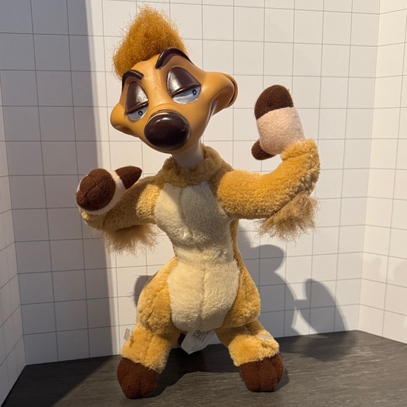 Disney | Toys | Vintage Plush Disney Timon Character Authentic Lion ...